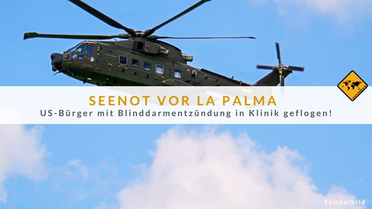 600 km vor La Palma: Evakuierung wegen Blinddarmentzündung | Kanaren News