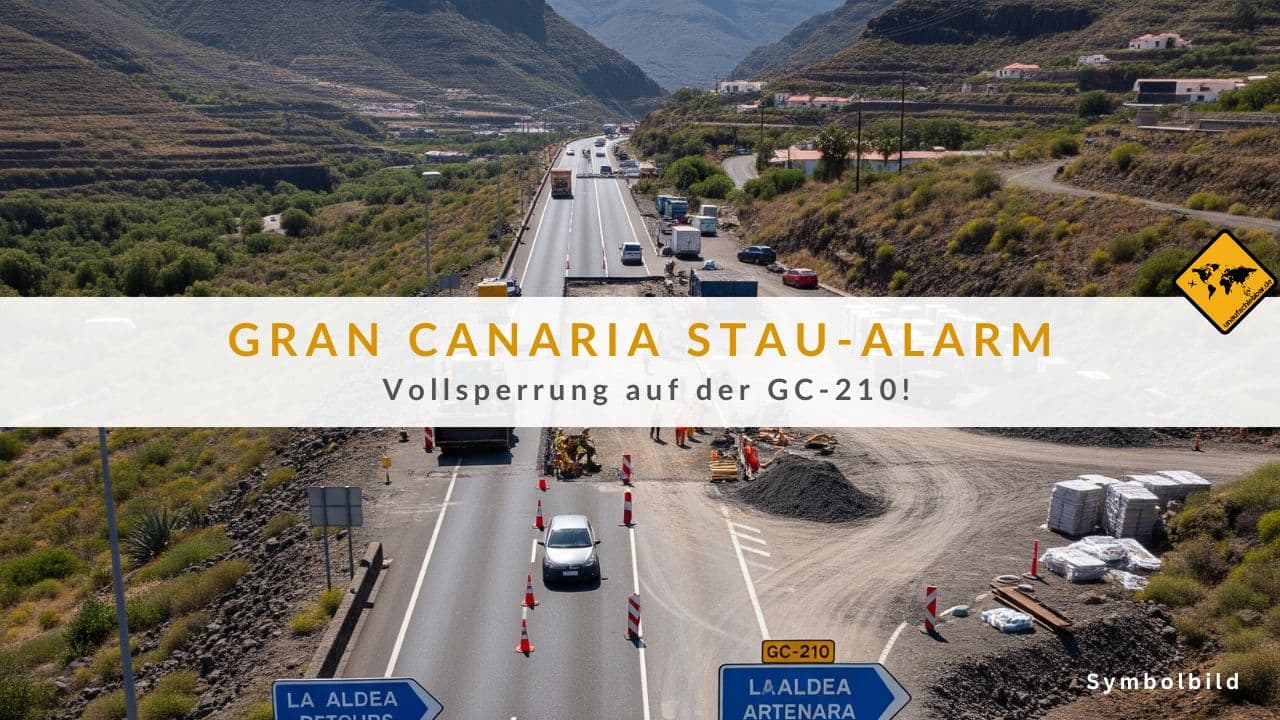 Vorsicht, Baustelle! GC-210 Gran Canaria bekommt neuen Asphalt ...